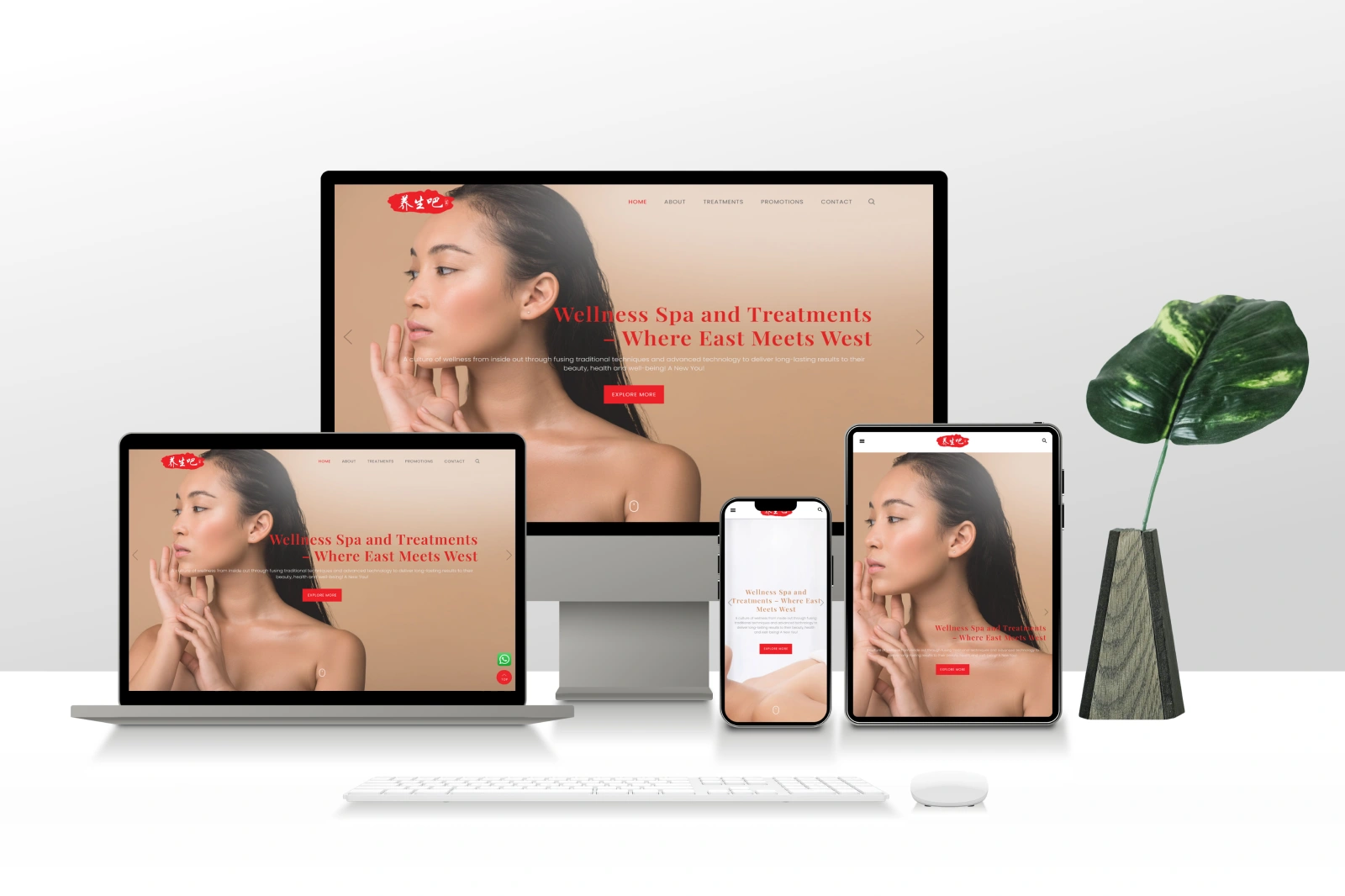 Heart Springs Wellness - Web Design Singapore | Website Design Development